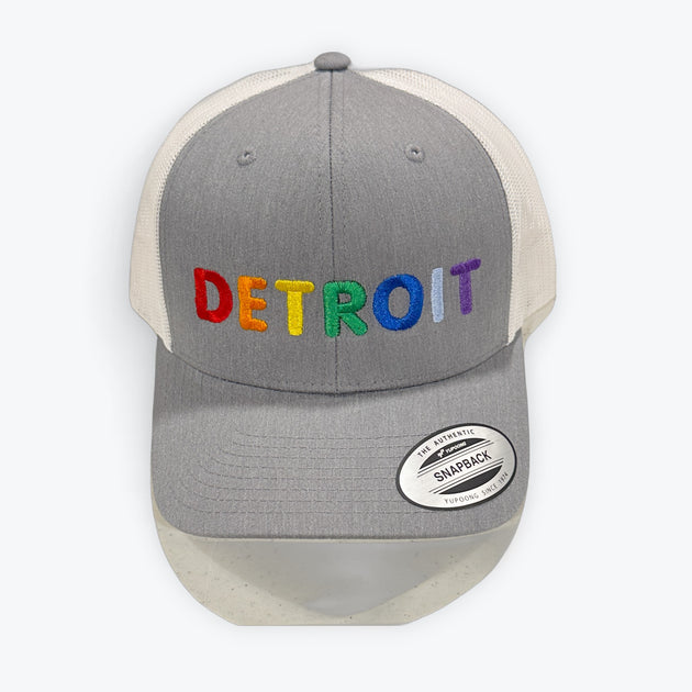 Detroit Rainbow Trucker Cap – Live Love Michigan